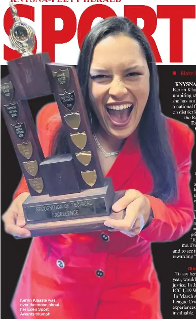 Kerrin keeps on climbing - PressReader