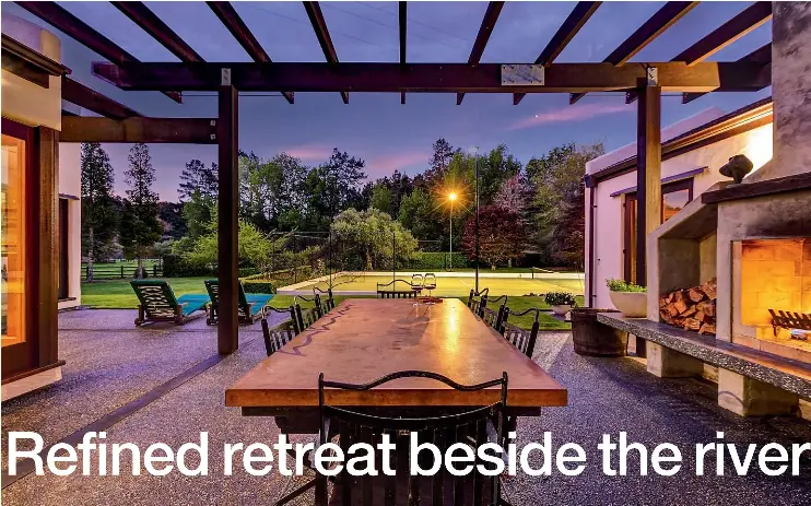 Refined retreat beside the river - PressReader