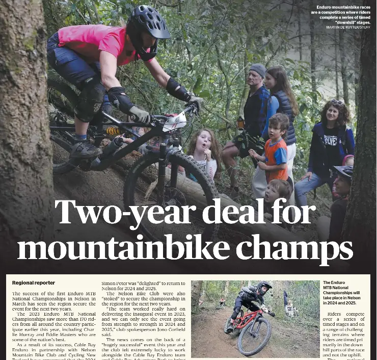 Two-year deal for mountainbi­ke champs - PressReader