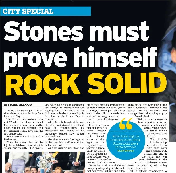 Stones must prove himself ROCK SOLID - PressReader