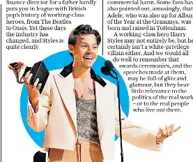 Americans don’t get it – Harry Styles was talking about class - PressReader