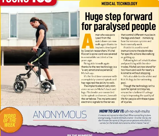 Huge step forward for paralysed people - PressReader