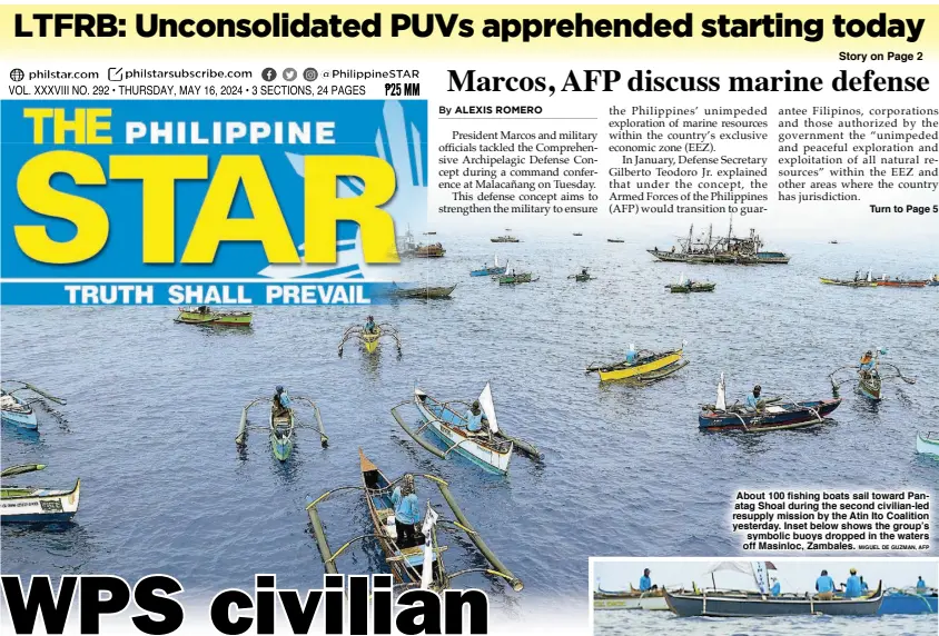 WPS civilian convoy reaches Panatag today - PressReader