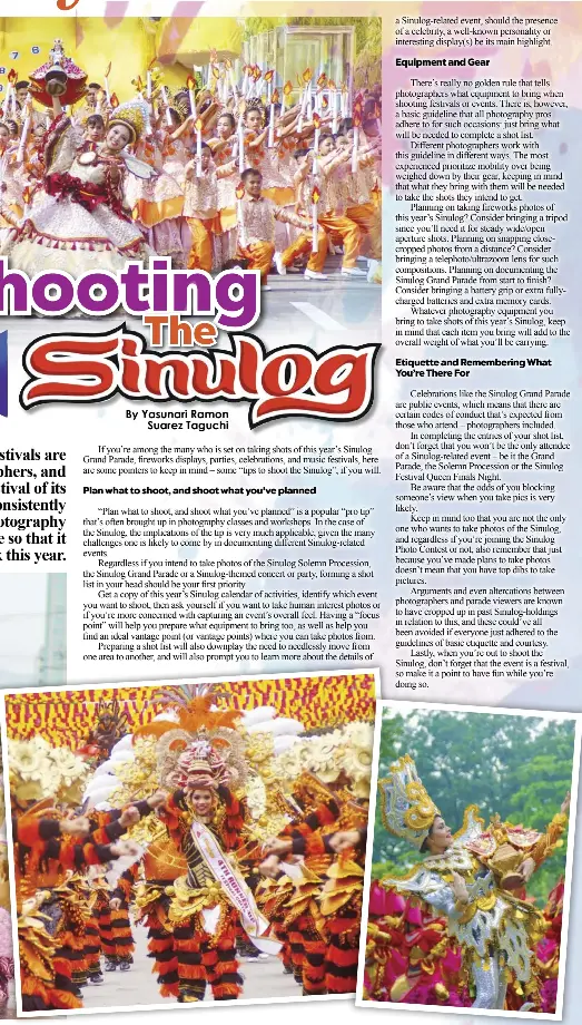 Shooting The Sinulog - PressReader