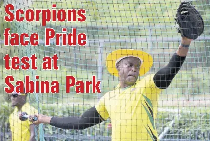 Scorpions face Pride test at Sabina Park - PressReader