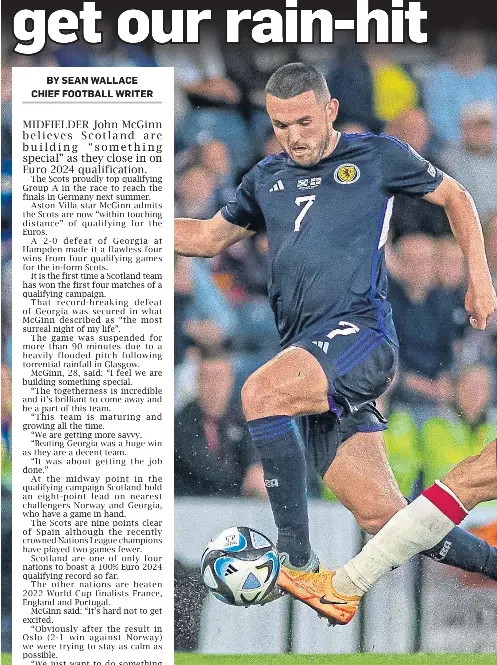 McGinn: Georgia get our rain-hit - PressReader