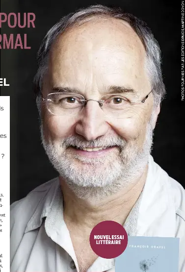 « ON EST PROGRAMMÉS POUR VIVRE, CE N’EST PAS NORMAL DE PENSER À LA MORT » - PressReader