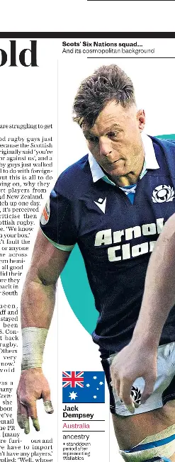 Scottish game going cold on its team of ‘plastics’ - PressReader