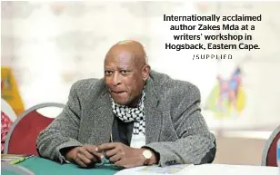 Zakes Mda impressed by efforts from budding writers - PressReader