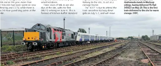 HNRC accepts first new-build train at new storage site - PressReader