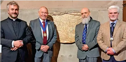 Special plaque is celebrated in town - PressReader