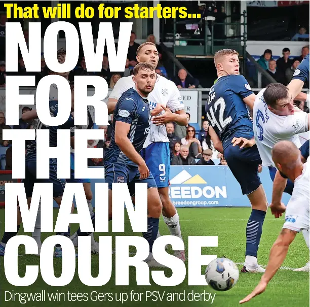 NOW FOR THE MAIN COURSE - PressReader