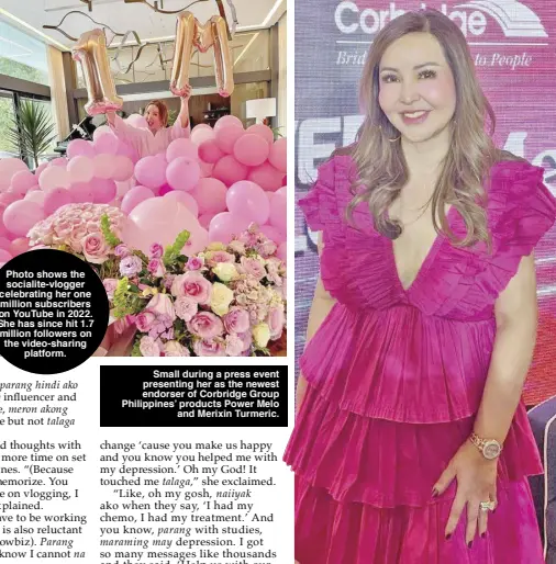 SMALL LAUDE FINDS ‘PURPOSE IN LIFE’ THROUGH VLOGGING - PressReader