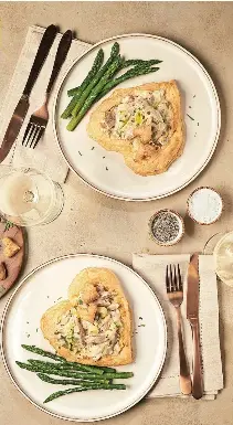 DOPSU LEEK, TARRAGON AND NO-CHICKEN VOL AU VENT - PressReader
