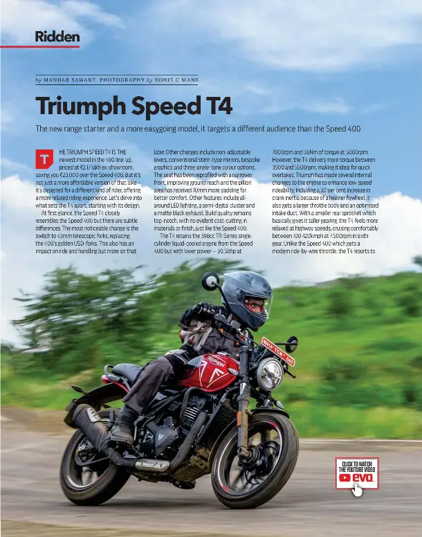 Triumph Speed T4 - PressReader