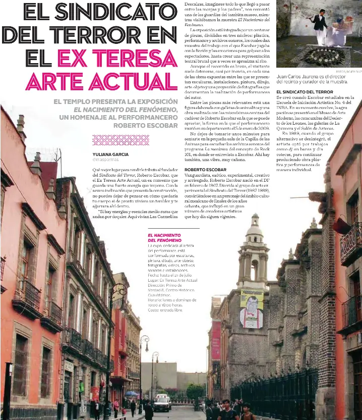 EL SINDICATO DEL TERROR EN EL EX TERESA ARTE ACTUAL - PressReader