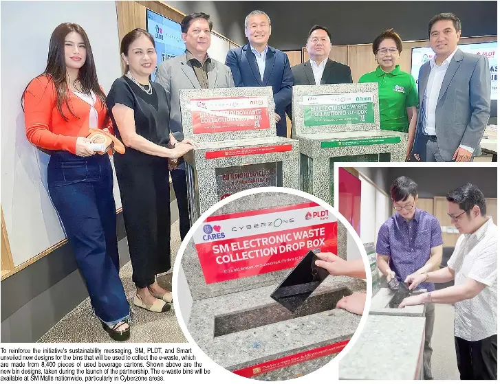 SM Cares, PLDT, and Smart join hands to promote responsibl­e e-waste disposal - PressReader