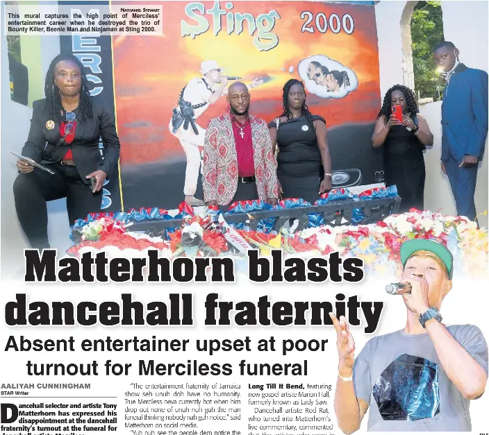 Matterhorn blasts dancehall fraternity - PressReader
