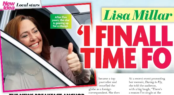 ‘I FINALLY HAVE TIME FOR LOVE!’ - PressReader