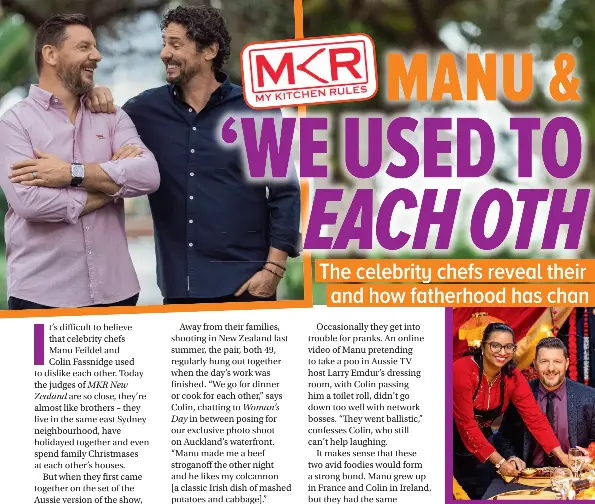 MANU & COLIN ‘WE USED TO HATE EACH OTHER!’ - PressReader