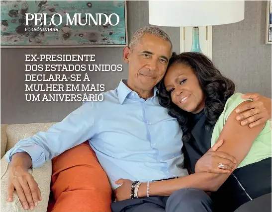 Barack & Michelle Obama ASSINALAM 30 ANOS DE “AVENTURA” - PressReader