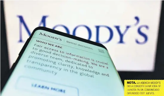 Moody’s mejora la calificaci­ón de riesgo salvadoreñ­a - PressReader