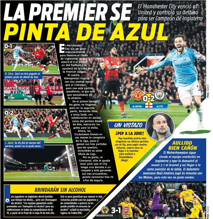 LA PREMIER SE PINTA DE AZUL - PressReader