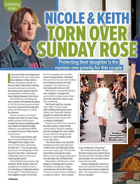 NICOLE & KEITH TORN OVER SUNDAY ROSE - PressReader