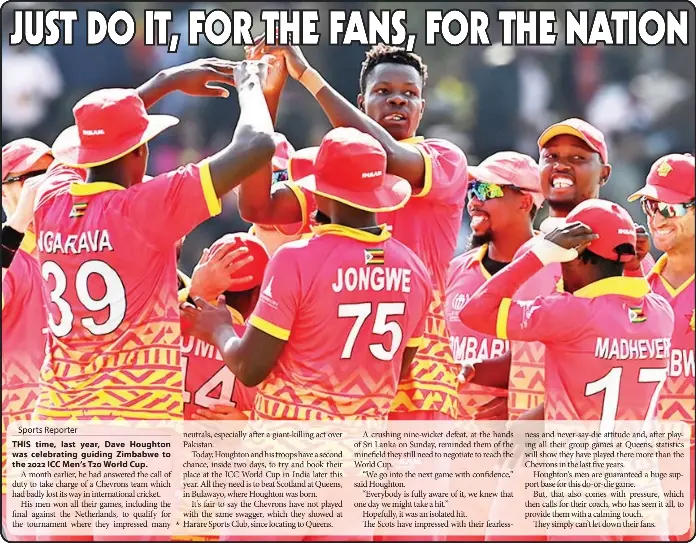 JUST DO IT, FOR THE FANS, FOR THE NATION - PressReader