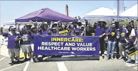 Innercare workers, union members hold demonstrat­ion - PressReader