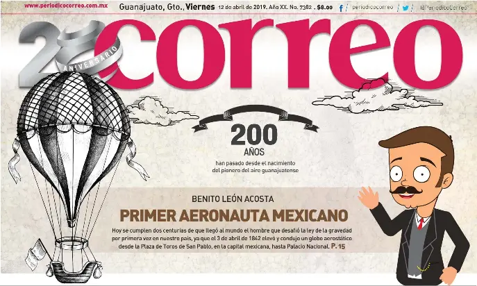 PRIMER AERONAUTA MEXICANO - PressReader