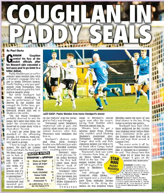 COUGHLAN IN REF RANT AS PADDY SEALS LATE TRIUMPH - PressReader