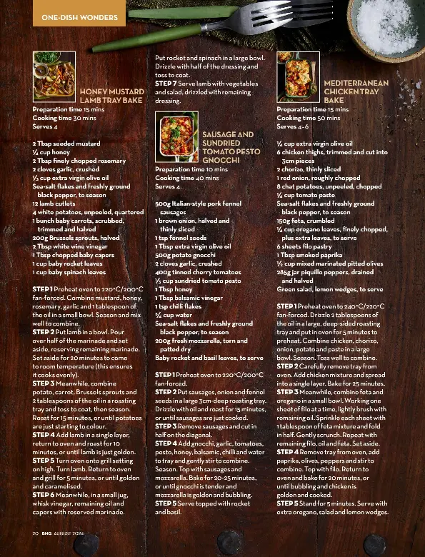 HONEY MUSTARD LAMB TRAY BAKE - PressReader