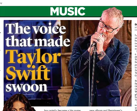 The voice that made Taylor Swift swoon - PressReader