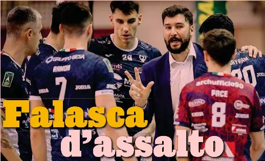 Falasca d’assalto «Noi oltre le speranze E ora sotto con Verona» - PressReader