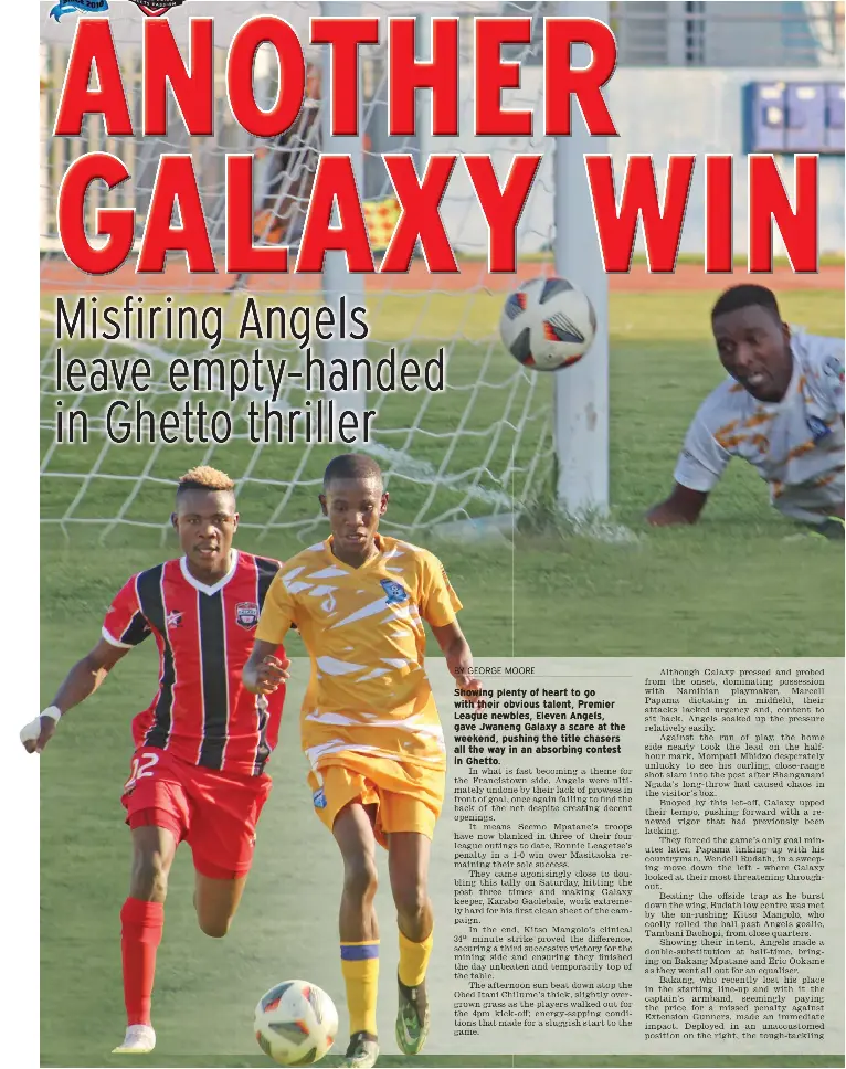 Misfiring Angels leave empty-handed in Ghetto thriller - PressReader