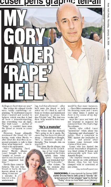 MY GORY LAUER 'RAPE' HELL - PressReader