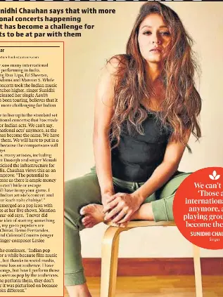 ‘INTERNATIO­NAL ACTS HAVE SET HIGH STANDARDS’ - PressReader