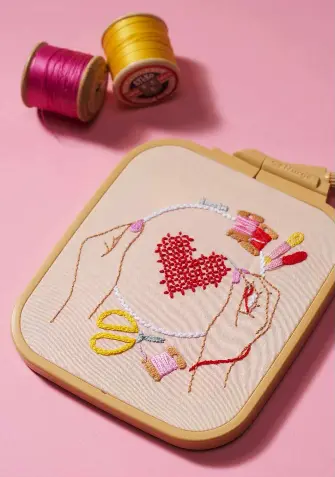 Cross stitch hoop - PressReader