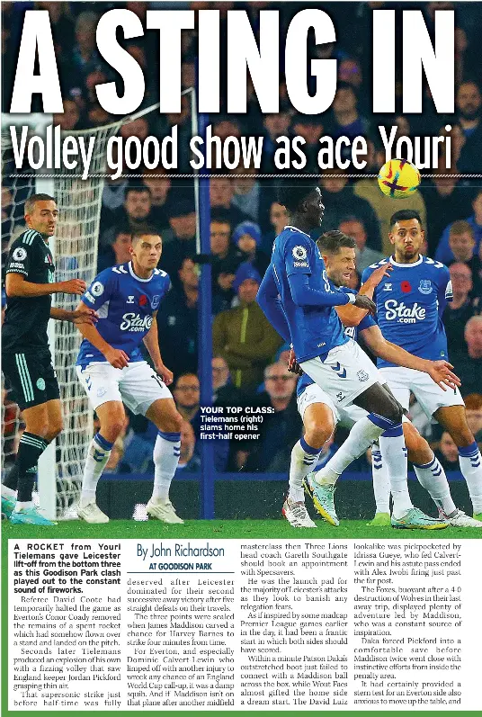 A STING IN Volley good show as ace Youri THE TIEL - PressReader