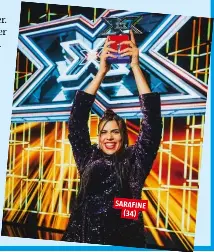 X Factor premia Sarafine - PressReader