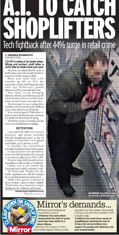 CO-OP USING A.I. TO CATCH SHOPLIFTER­S - PressReader