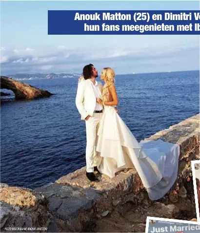 Dj-koppel Dimitri Vegas en Anouk Matton getrouwd op Ibiza (en op ...