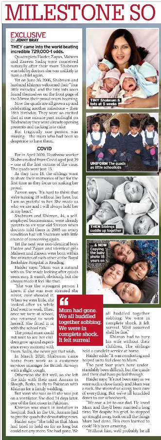 MILESTONE SO POIGNANT AFTER MUM’S DEATH - PressReader