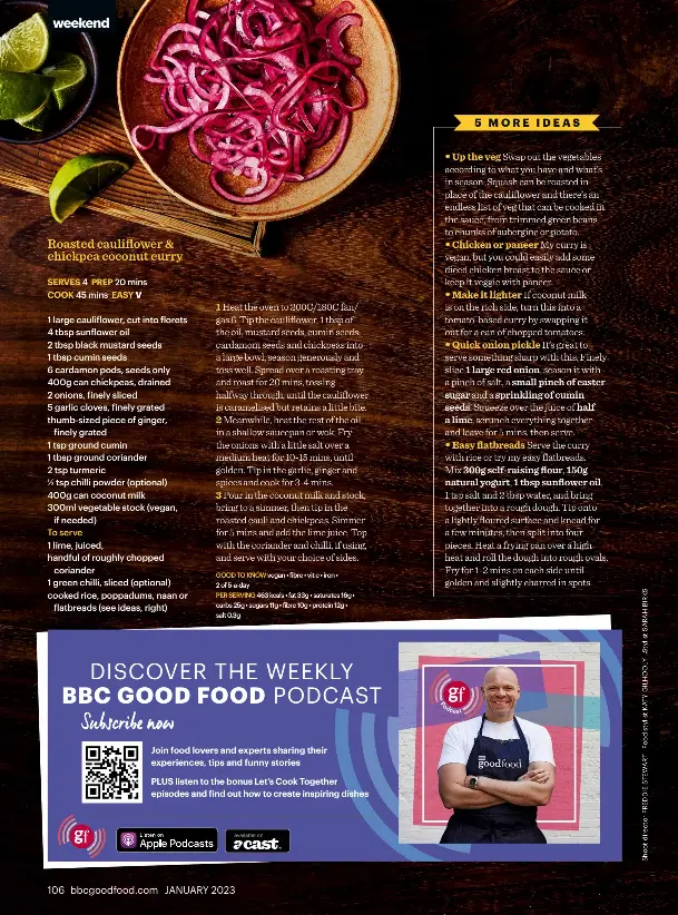 SERVES 4 PREP 20 mins COOK 45 mins EASY V - PressReader