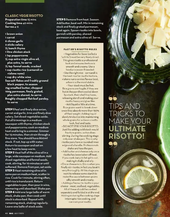 CLASSIC VEGIE RISOTTO - PressReader