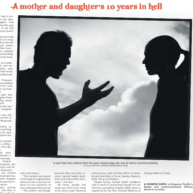 Toxic relationsh­ips - PressReader