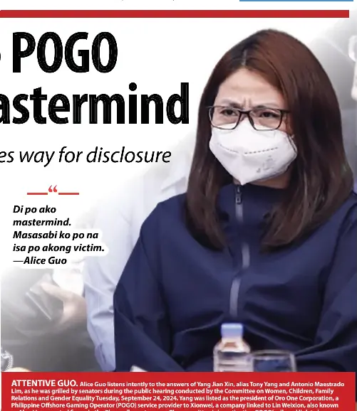 Guo to name POGO syndicate mastermind - PressReader