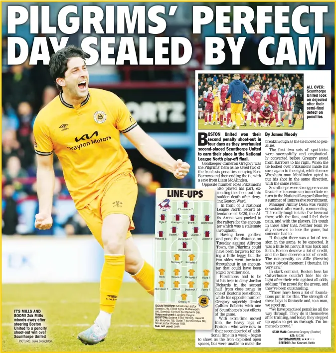 PILGRIMS’ PERFECT DAY SEALED BY CAM - PressReader