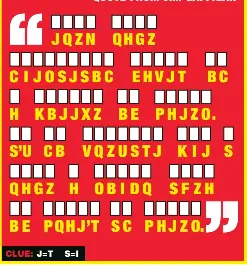 CRYPTOGRAM QUOTES - PressReader